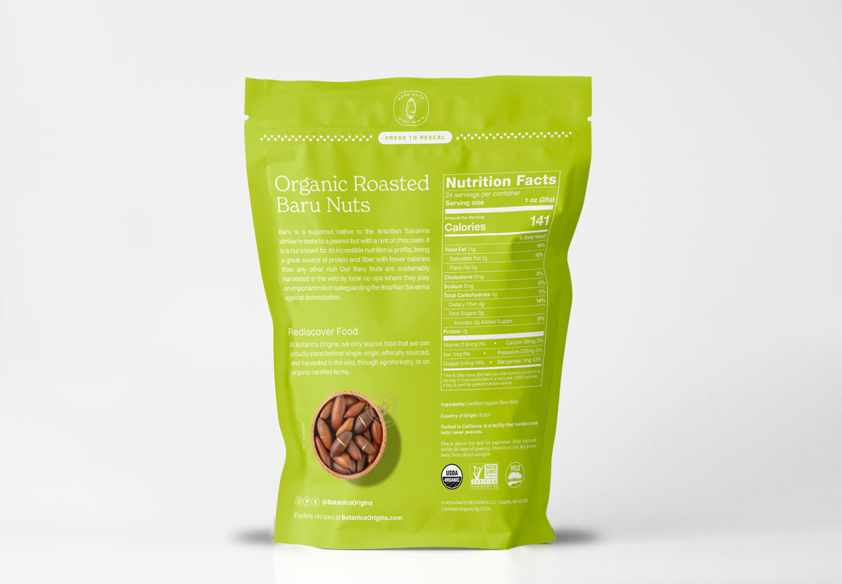 Organic Baru Nuts · Botanica Origins